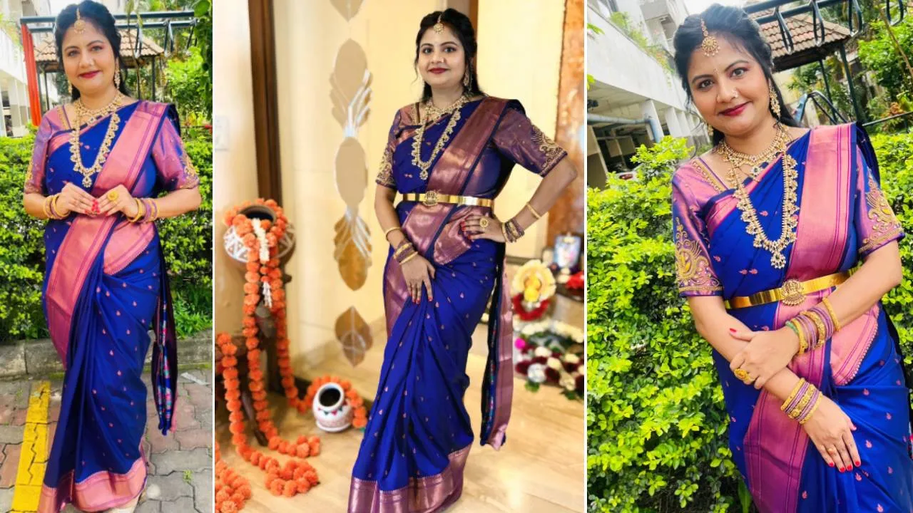 Navaratri Fashion 2025: ನವರಾತ್ರಿಯಲ್ಲಿ ನೀಲಿ ಬಣ್ಣದ ಜಾದೂ Kannada News ...